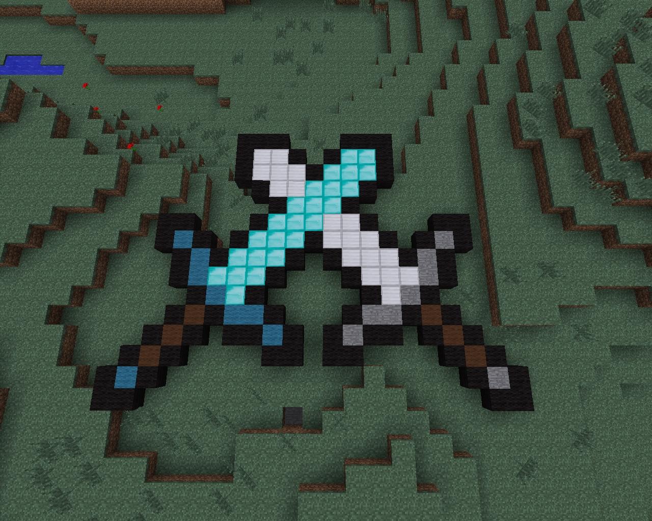 Pixel Art Minecraft Map