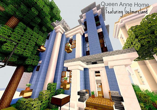 Queen Anne Home Featuring getmoreland Minecraft Map