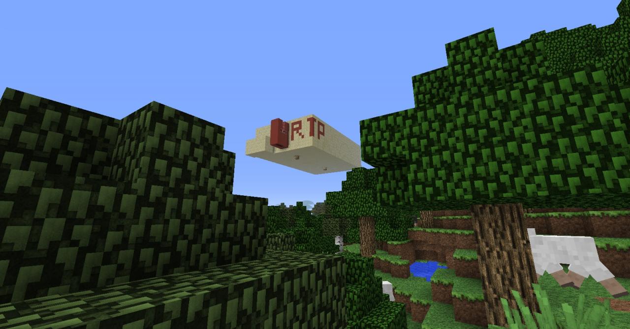 RTP : Random Teleportation Minecraft Map