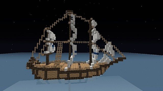 Sailing boat Minecraft Map