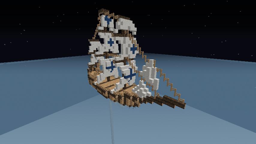 Sailing boat Minecraft Map