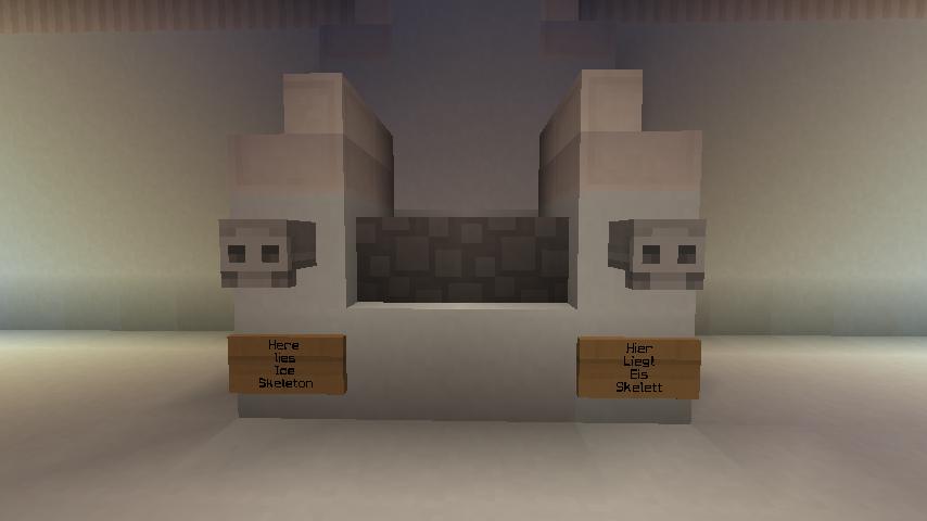 The Ice Skeleton Temple Minecraft Map