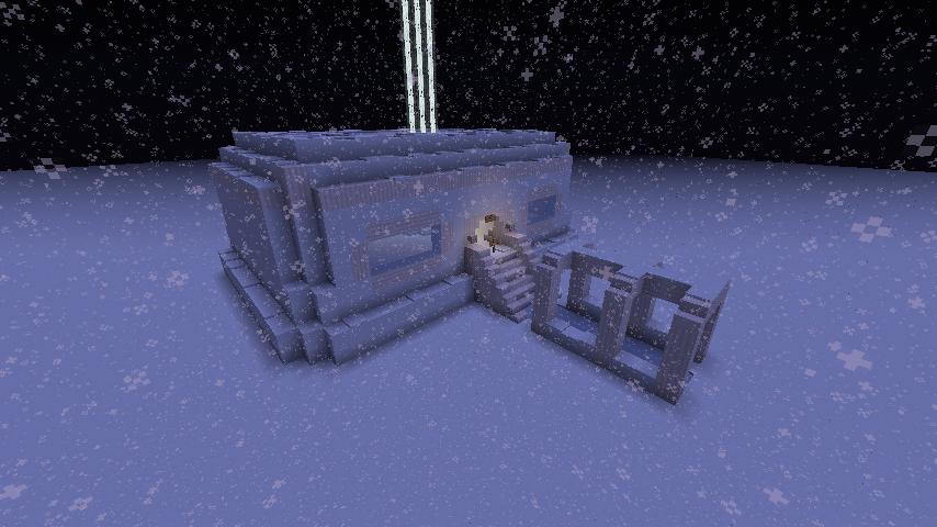 The Ice Skeleton Temple Minecraft Map