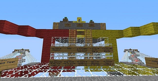 Sky block Battle! [MADE BY PSOYSAUCE] Minecraft Map