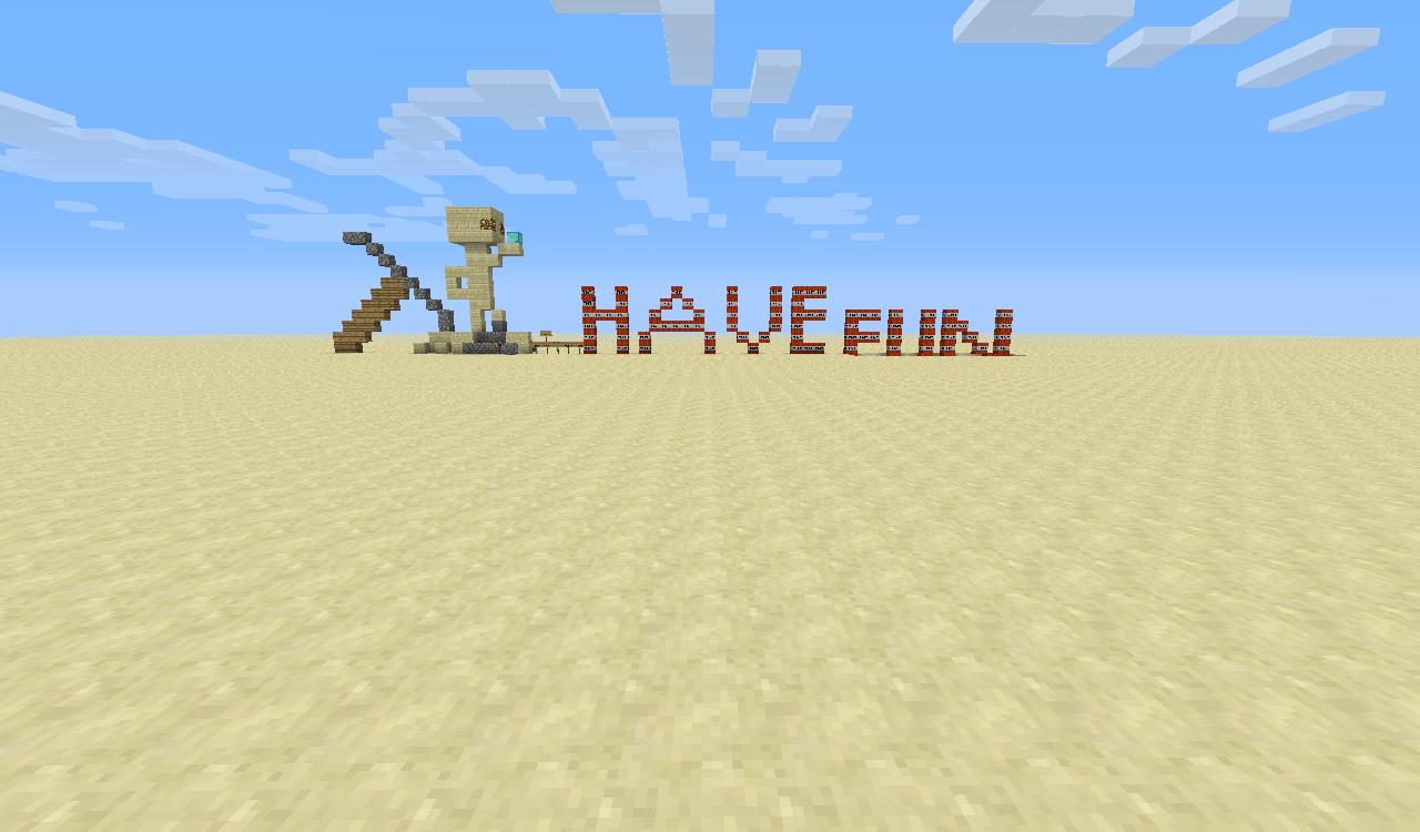 The statue! Minecraft Map