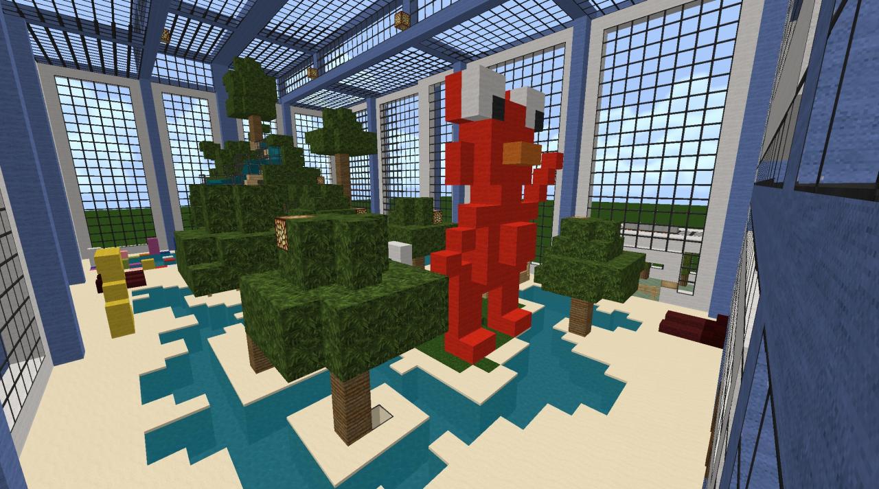 Swimming Pool with Kids Play Pool Minecraft Map