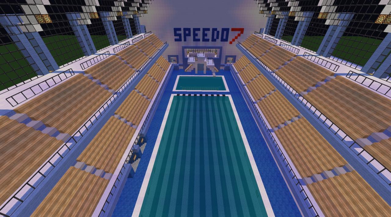 Swimming Pool with Kids Play Pool Minecraft Map