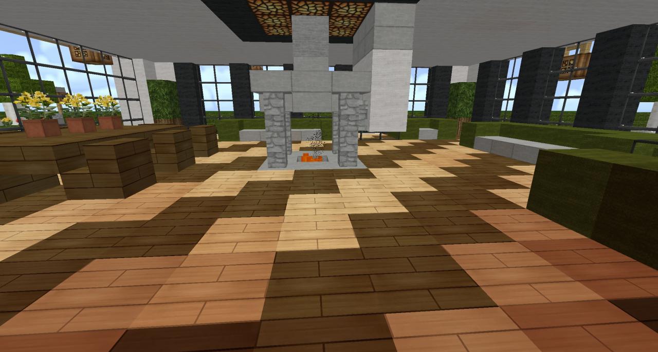 Mansion with Maze garden Minecraft Map