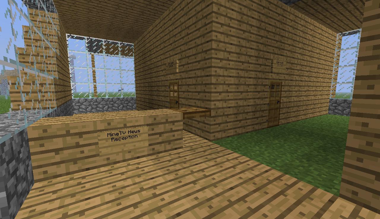 MineTV News Building Minecraft Map