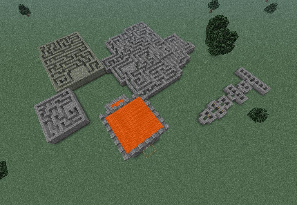 Castle Maze Minecraft Map