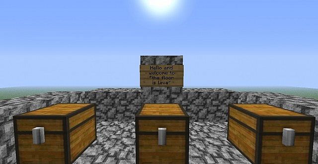 The floor is lava --By:P4NQU3QU3-- Minecraft Map