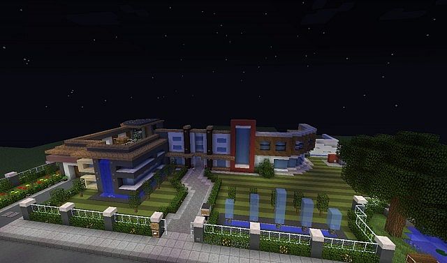 Modern Mansion Inspired by BdoubleO100 Minecraft Map