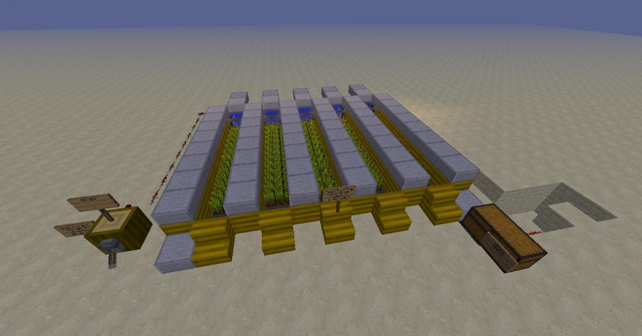 Auto-Matic Wheat harvester Minecraft Map