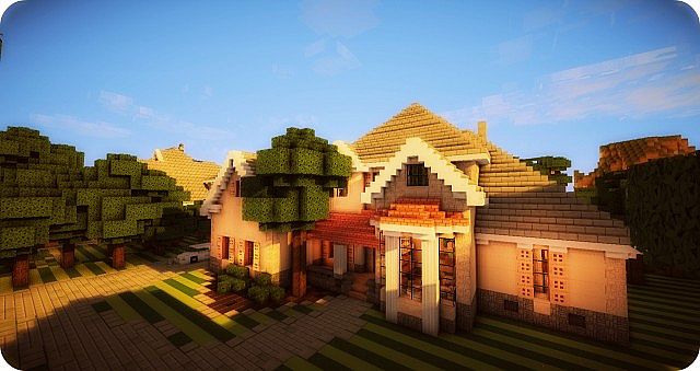 European house - By Olenormann Minecraft Map
