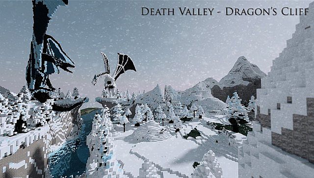 Frozen Death Valley - Dragon's Cliff Minecraft Map