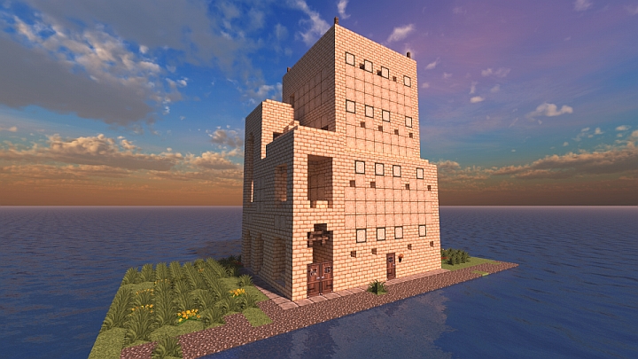 Sandstone Tenements Minecraft Map