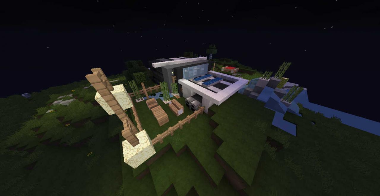 Peace - Simple Modern House Minecraft Map