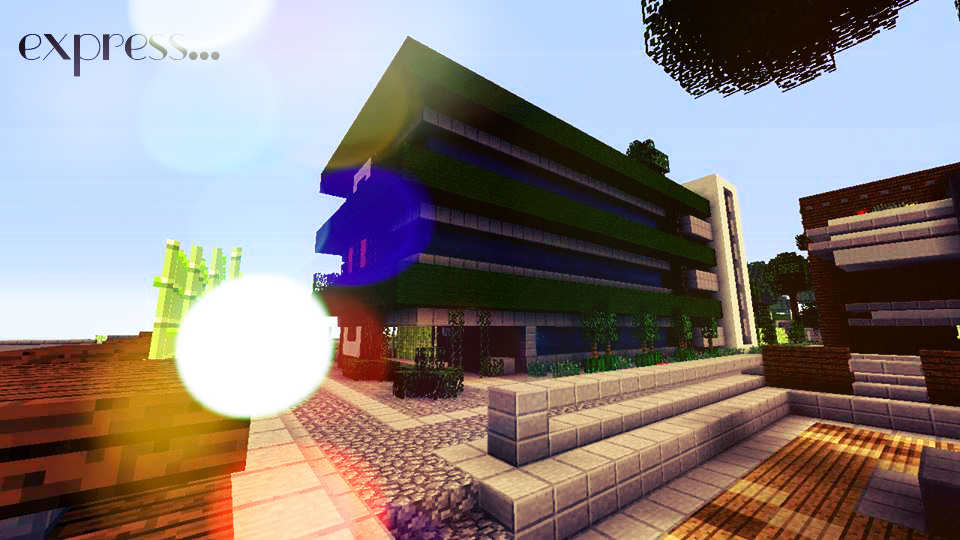 Express a small office building by LocoUNIT Minecraft Map