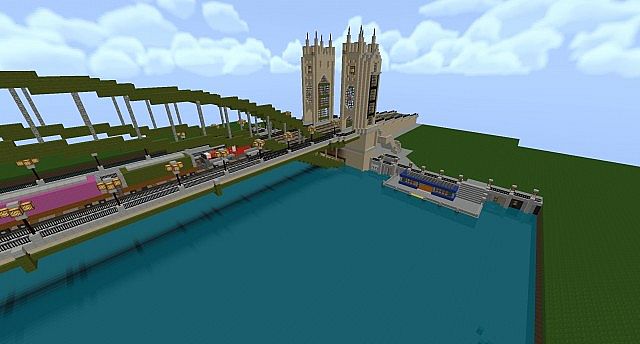 Train Bridge Minecraft Map