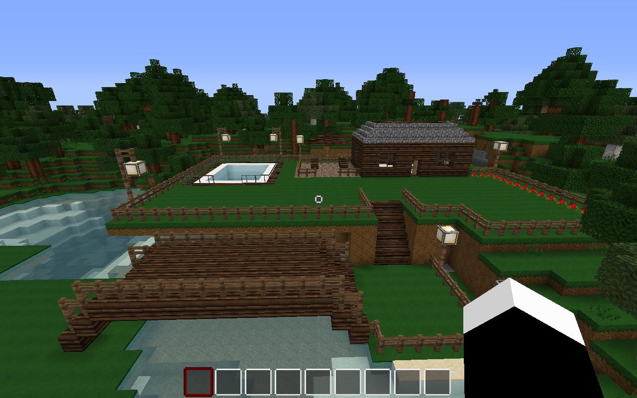 Beautiful River House Minecraft Map