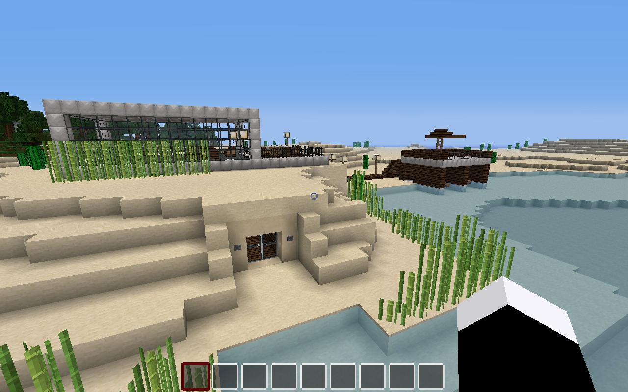 Modern Desert House Minecraft Map