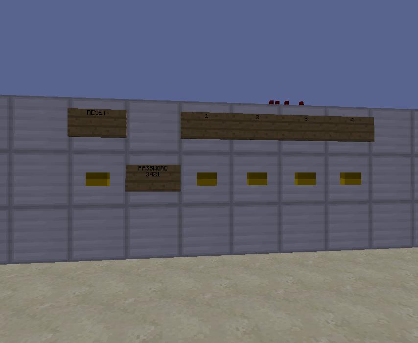 Combination Lock [Working] Minecraft Map