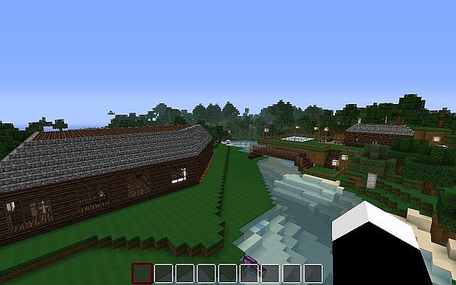 Beautiful River House Minecraft Map