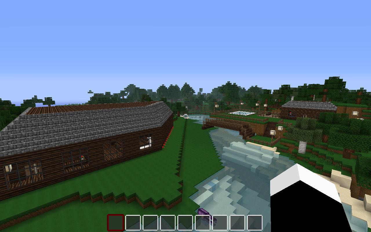 Beautiful River House Minecraft Map