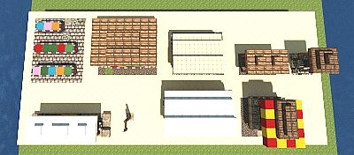 Marketplace Stalls & Tents Minecraft Map