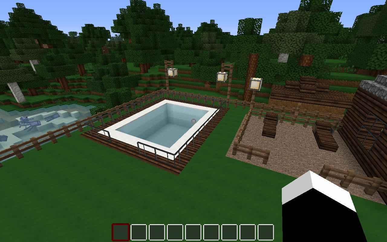 Beautiful River House Minecraft Map