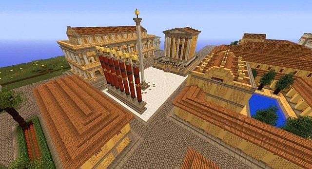 Ancient Greek city, Taken over by the Romans Minecraft Project