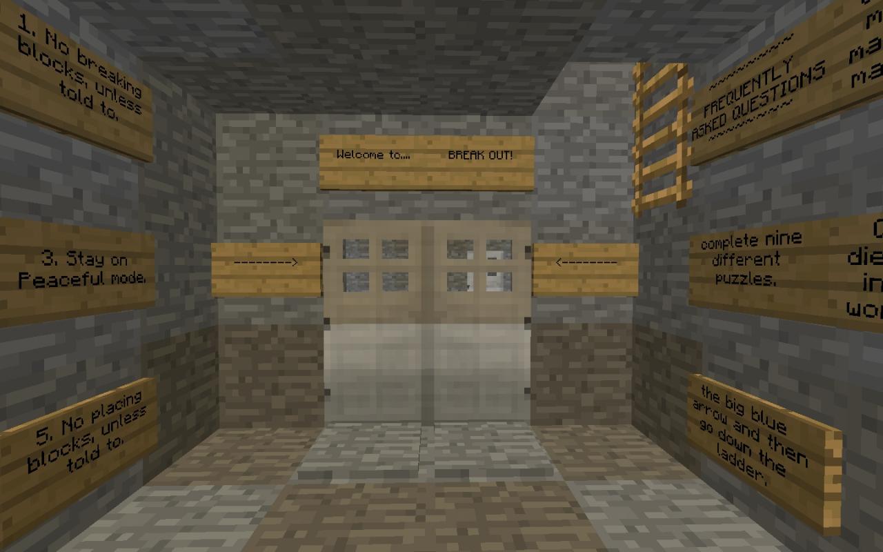 Break Out! Minecraft Map