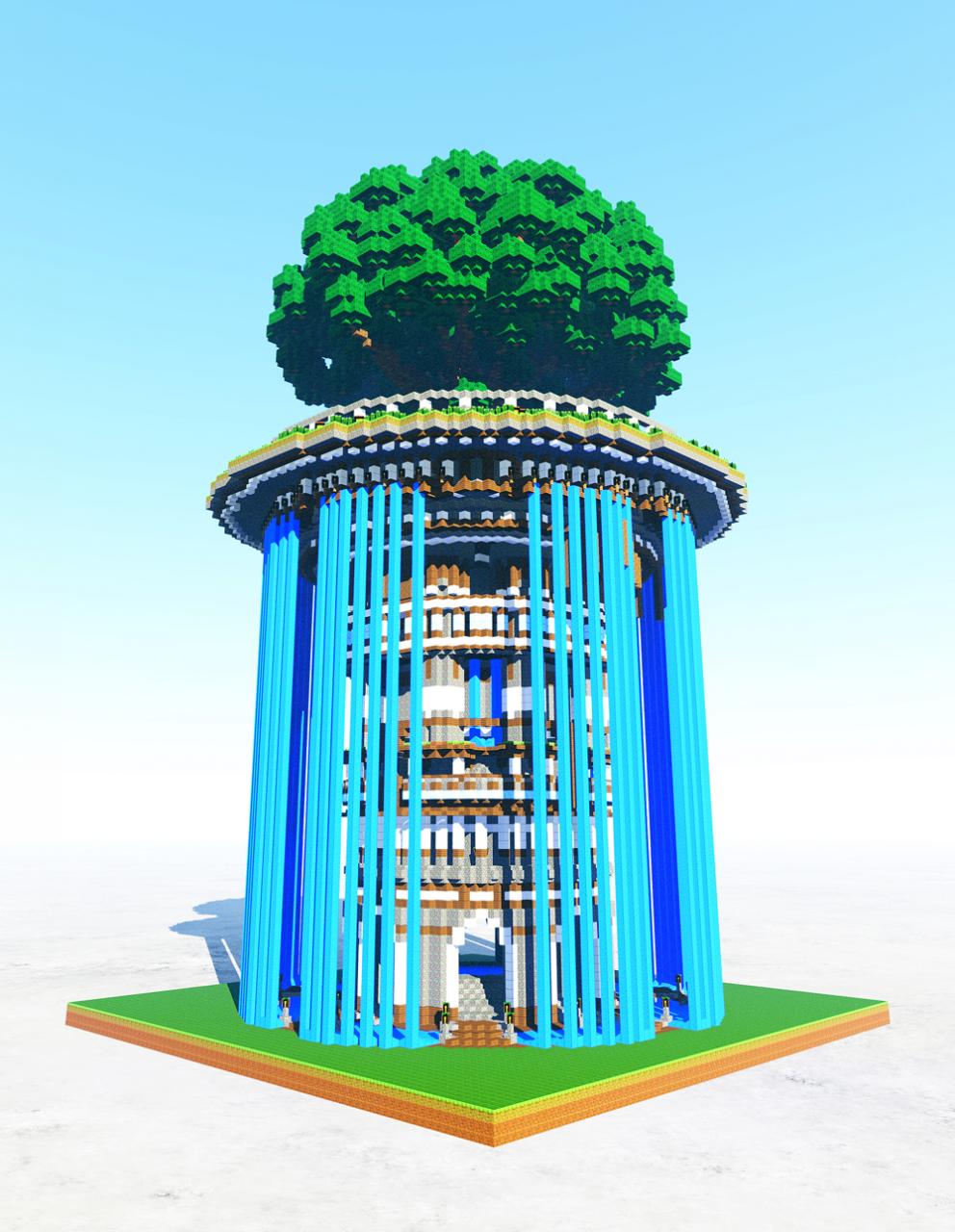 Ornamented Tower Minecraft Map