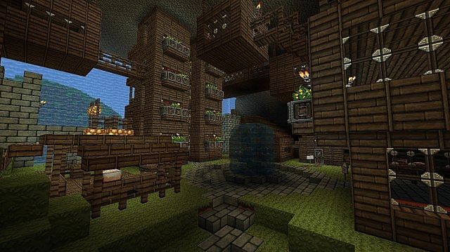 Tri-element Towns Minecraft Map