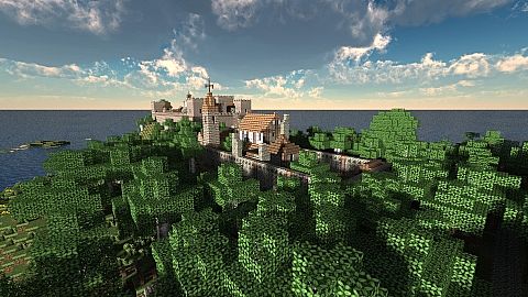 Island Town of Whitewood Minecraft Map