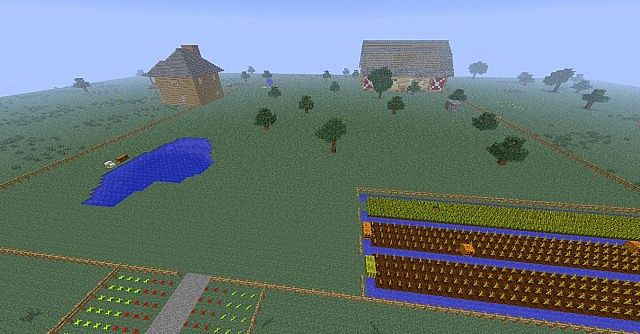 Awsome Huge Minecraft Farm Minecraft Map