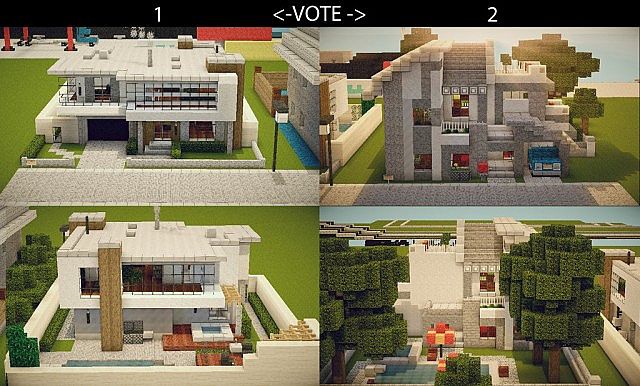 Modern House complex Minecraft Map