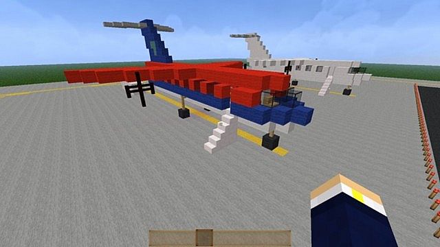 Dash 8-100 Minecraft Map