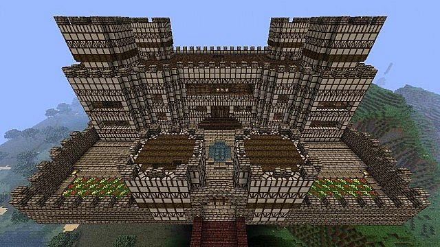 Epic Medieval Castle in the air Minecraft Map