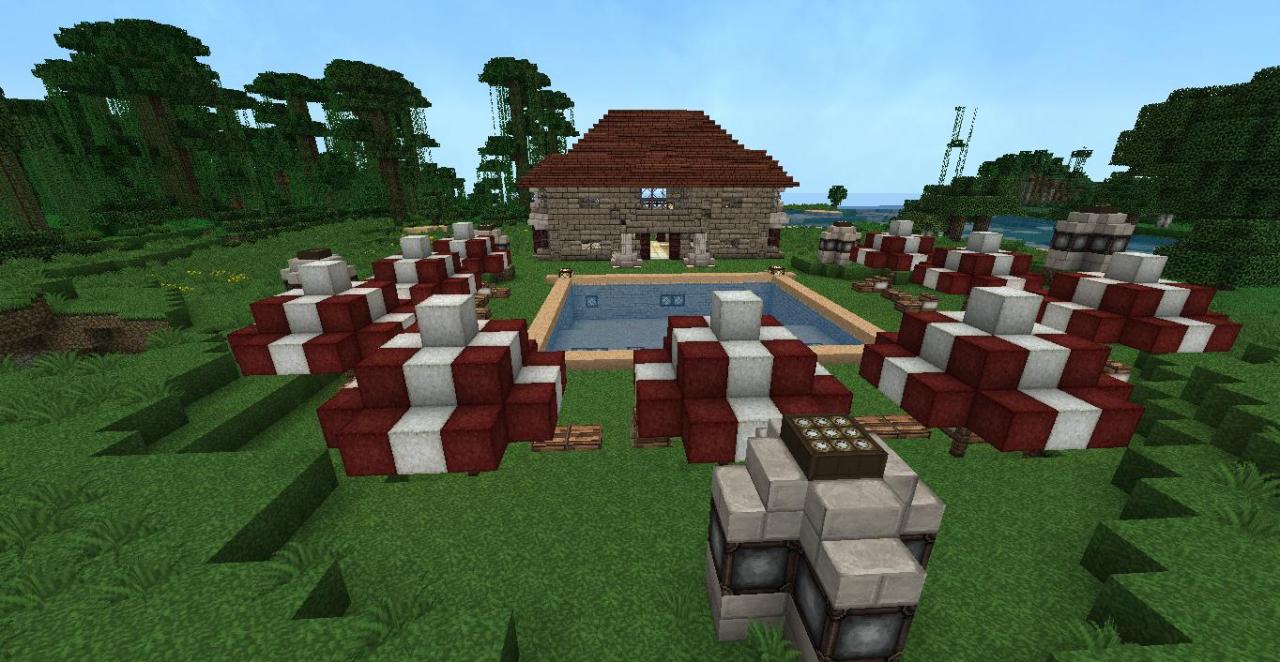 The mansion of family Grayson Minecraft Map