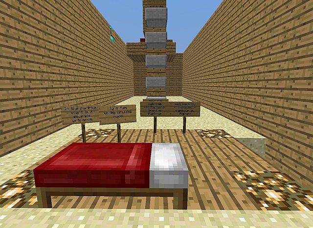 Smart Moving parkour [REQUIRES SMART MOVING] Minecraft Map