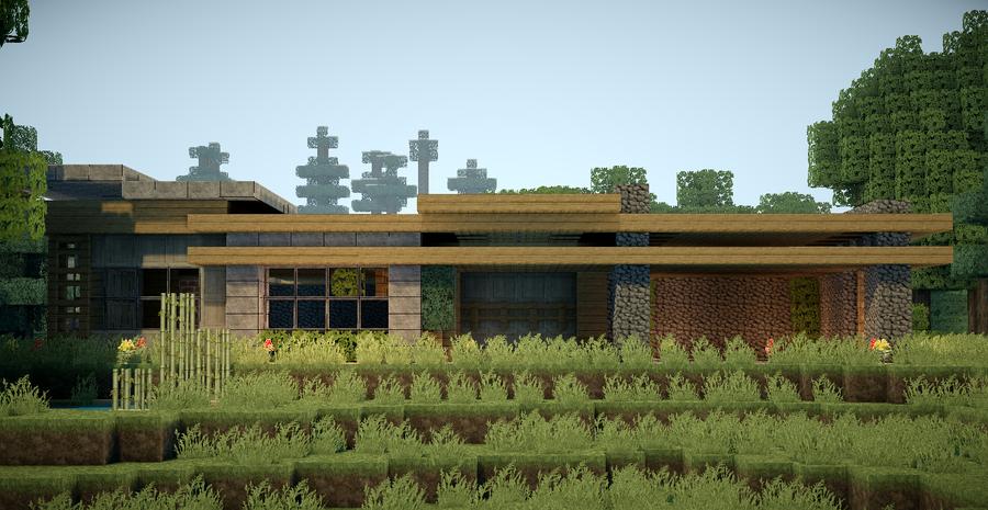 Modern House complex, vote for your favorite Minecraft Map