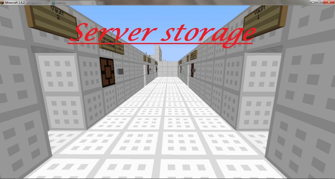 Advanced Scoreboard Server Storage Minecraft Map