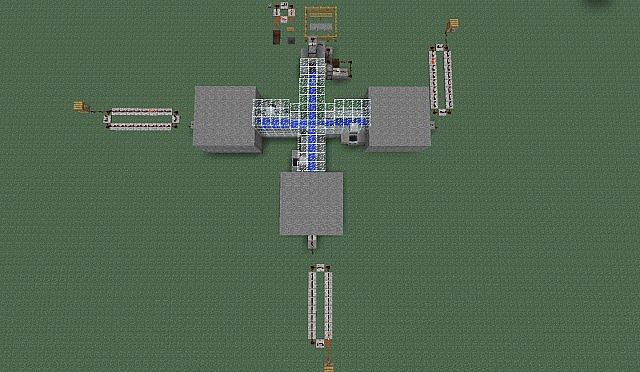 Fast Passed Semi-Auto Mob Farm Minecraft Map
