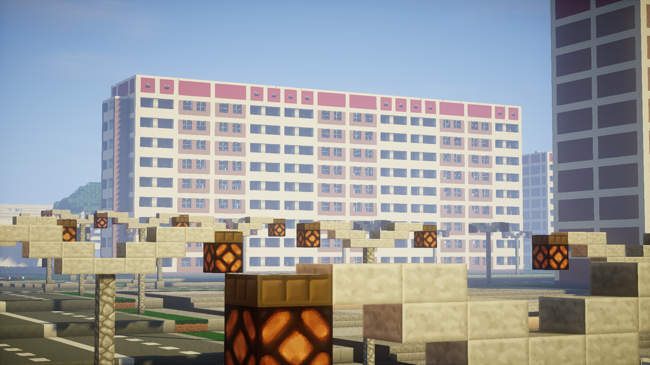 Socialist city in Eastern Europe Minecraft Map