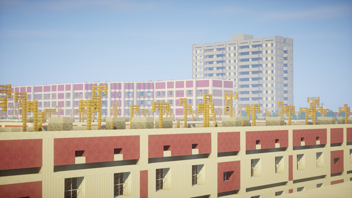 Socialist city in Eastern Europe Minecraft Map