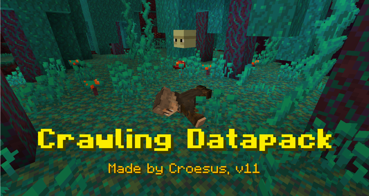 Crawling Datapack Minecraft Data Pack