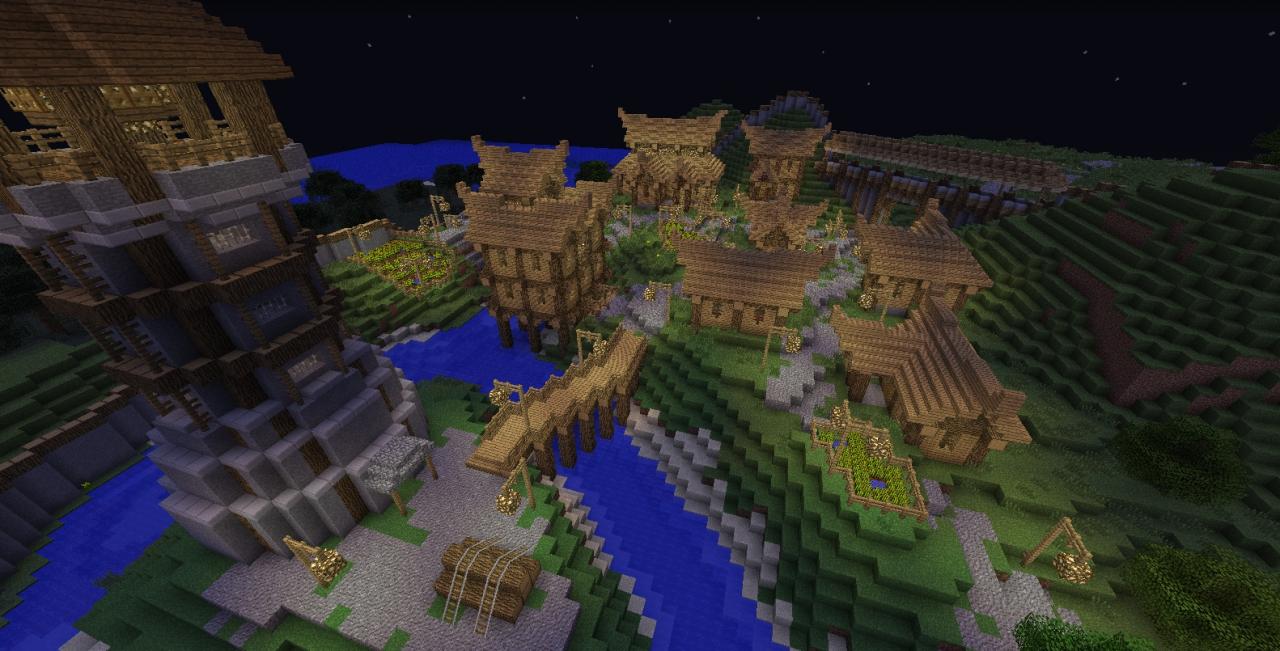 Medieval landscape Minecraft Map