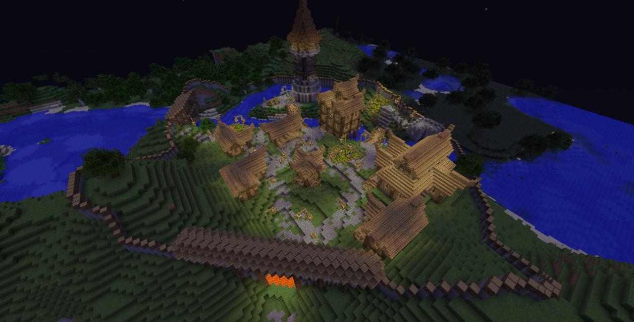 Medieval landscape Minecraft Map