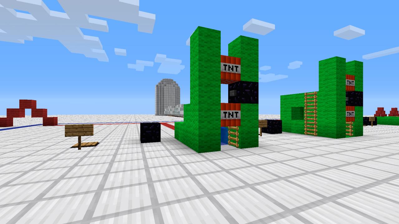 Minecraft PVP TNT Cannons Minecraft Map